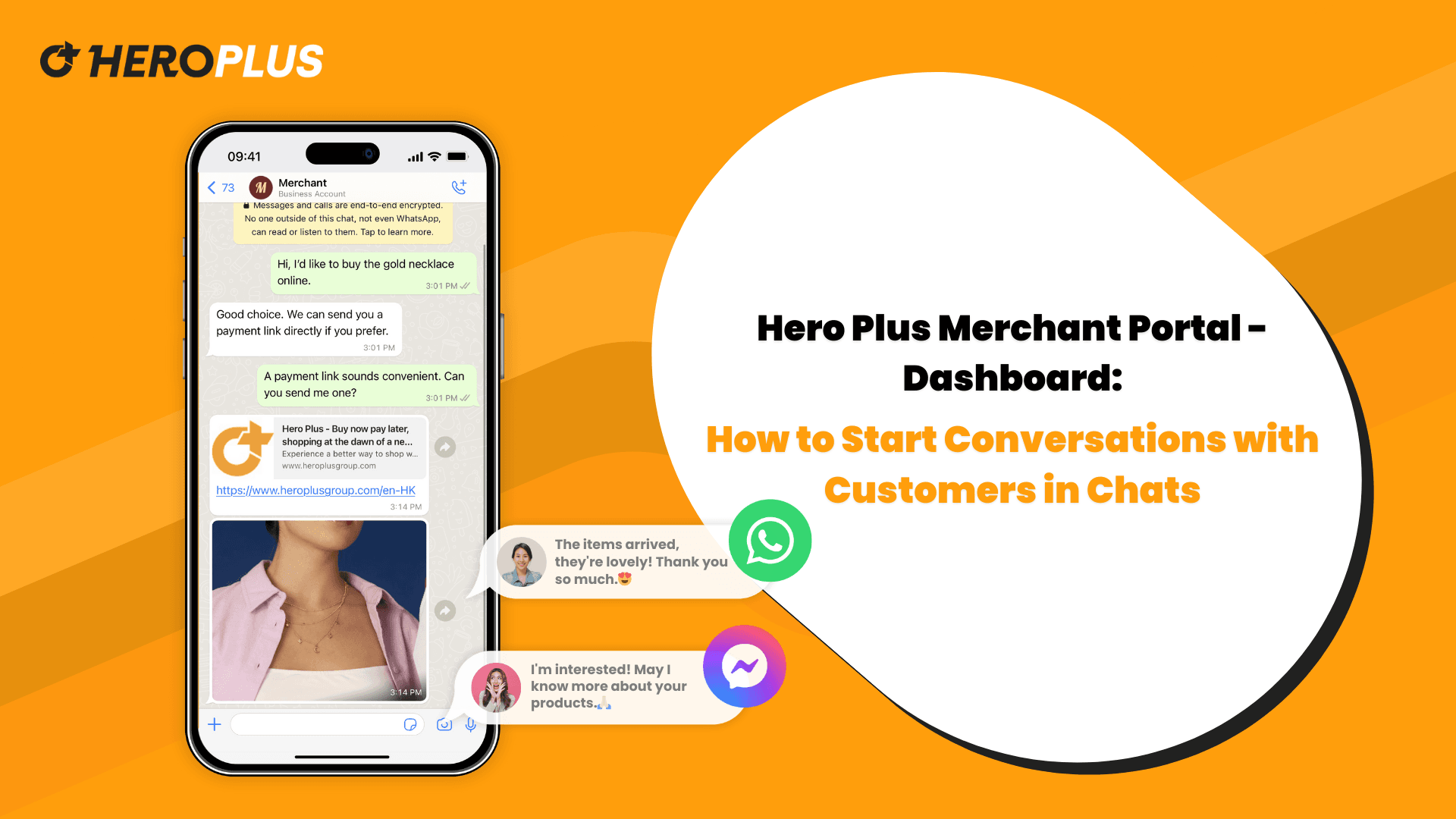 Hero Plus Merchant Portal - Dashboard: How to Start Conversations with Customers in Chats - Hero ...